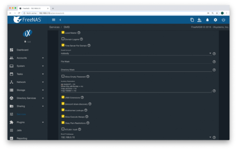 FreeNAS: SMB/CIFS Auflistung beschleunigen - tech-blogger.net